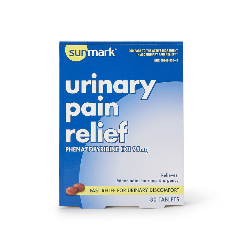 Buy Now - sunmark® Phenazopyridine Urinary Pain Relief (30 Units)